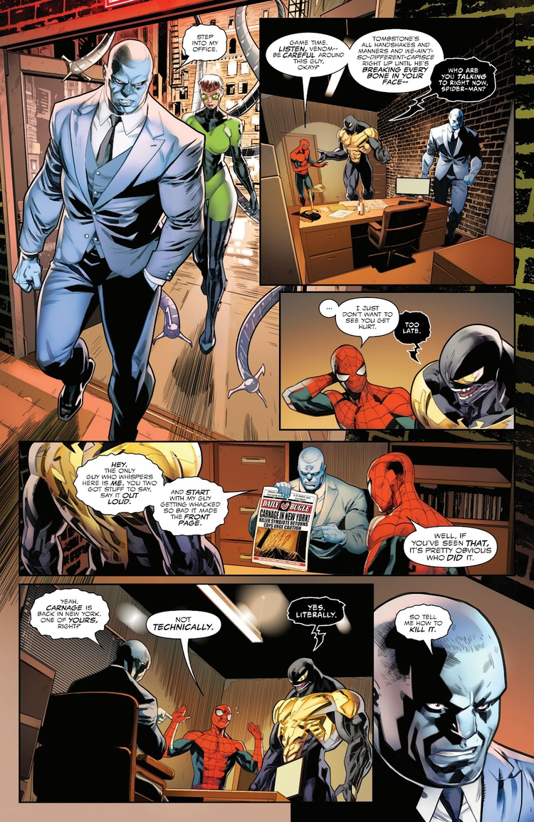 Marvel Officially Reveals Tombstone Design for Spider-Man's New Appearance