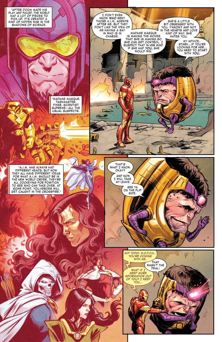 Iron Man Introduces New AIM Civil War To Marvel Lore
