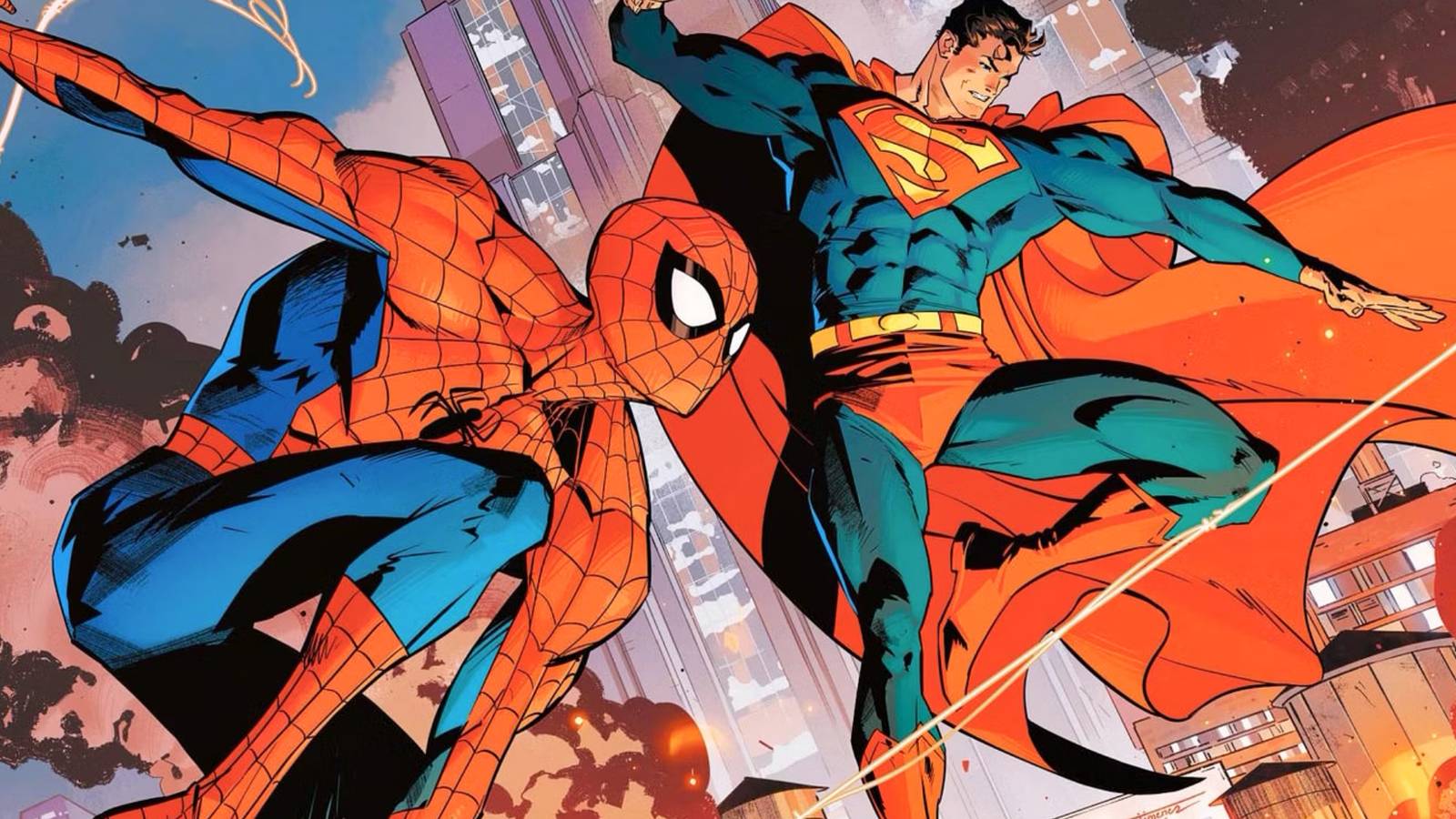 Red & Blue: DC & Marvel’s New Superman/Spider-Man Crossover Is A Must ...