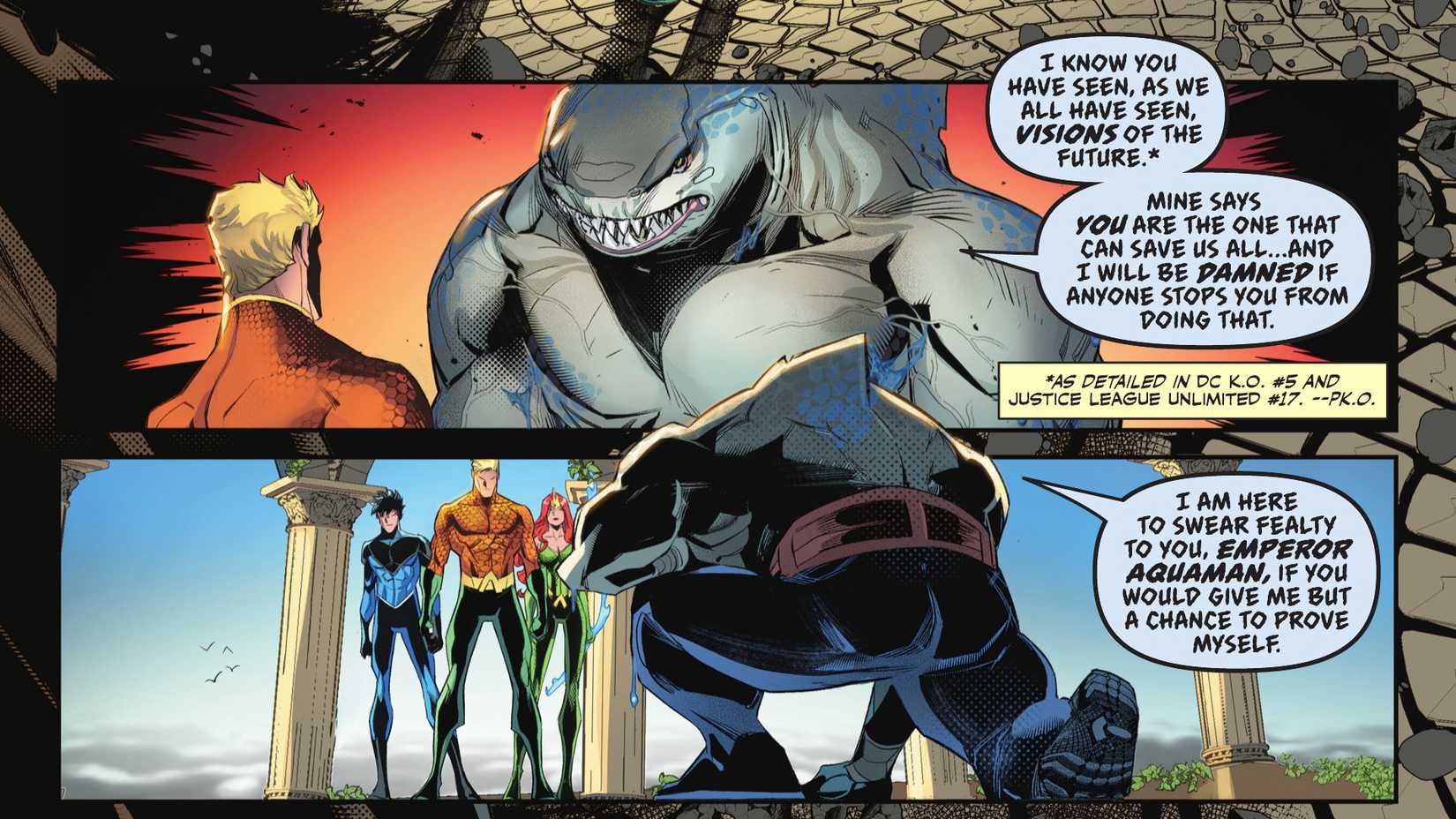 Aquaman Just Got His Very Own DC/Marvel Shark Week