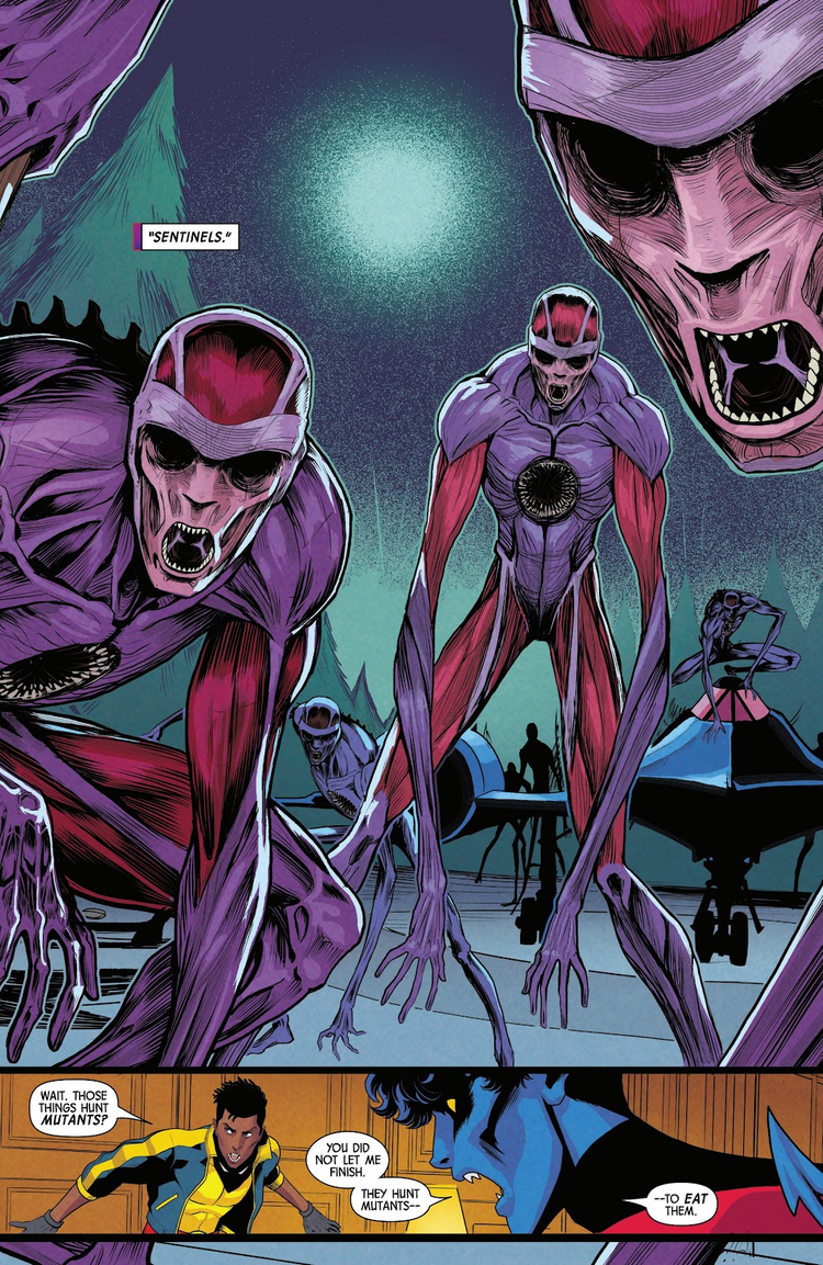 X-Men's Sentinels Debut Horrific Body Horror Redesign