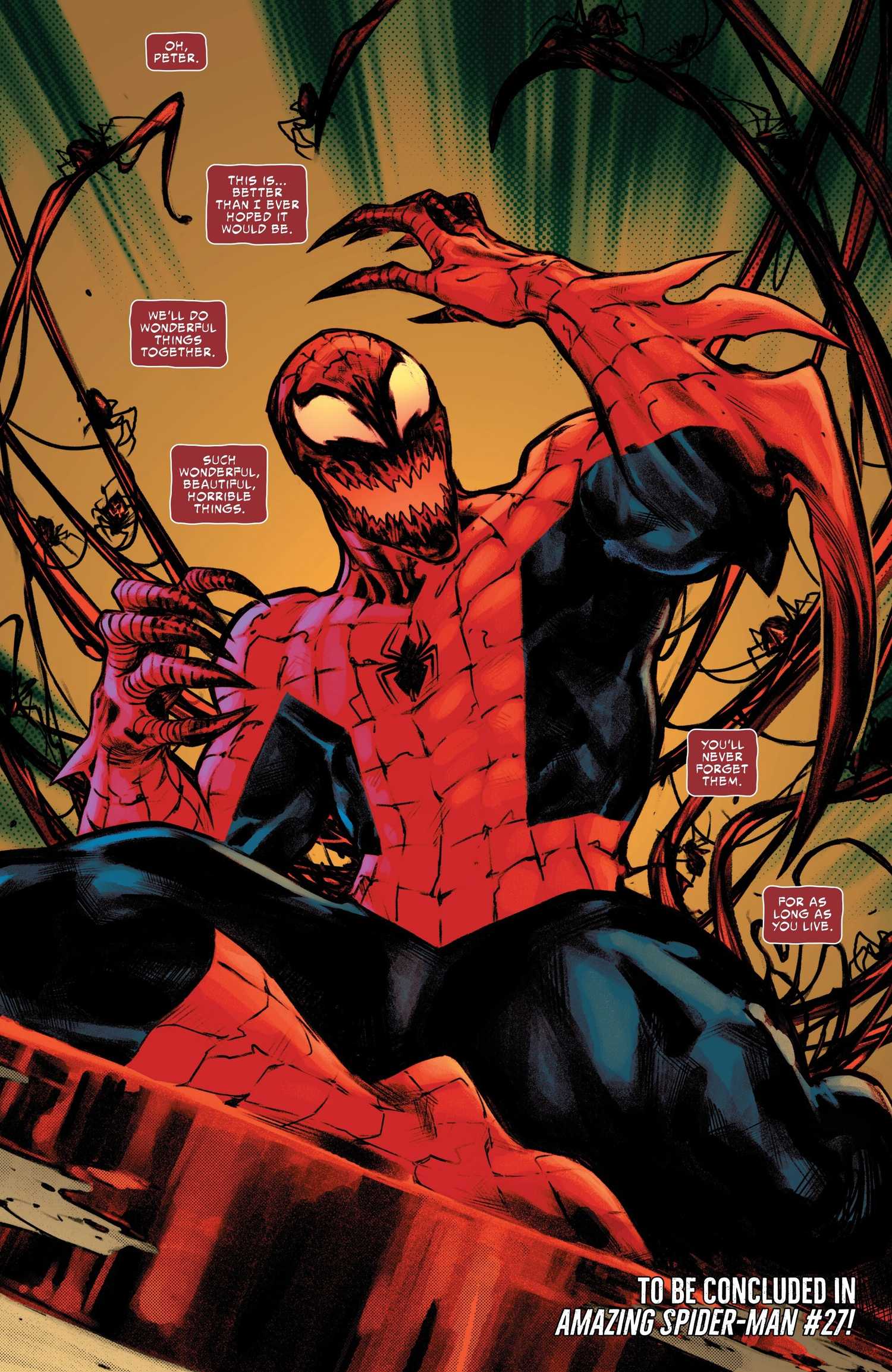 Spider-Man Becomes Carnage's Host In Game-Changing Marvel Comics ...