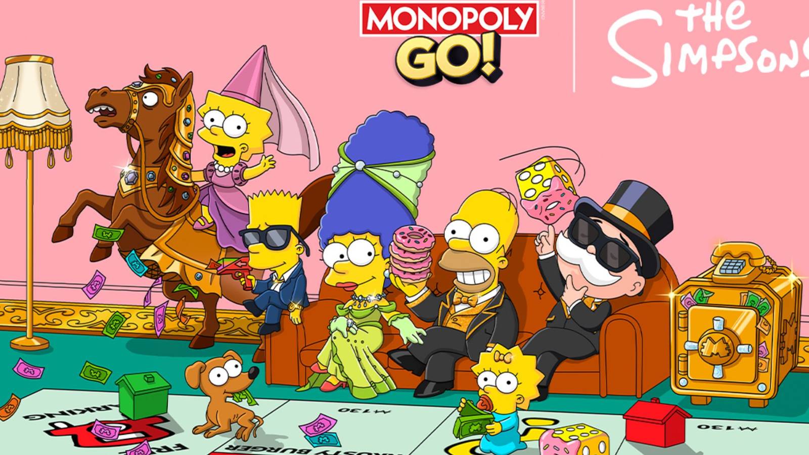 The Simpsons Are Taking Over Monopoly GO!