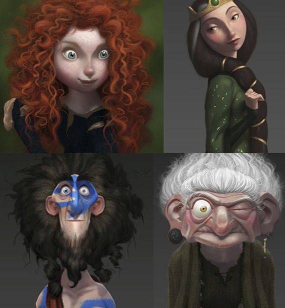 'Brave' Character Images & Poster: A Darker Pixar Fantasy