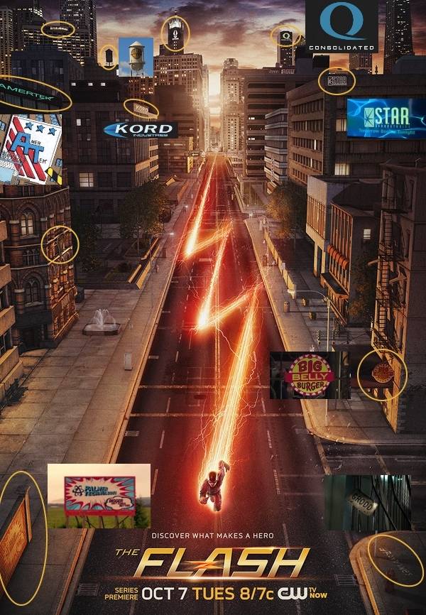 'The Flash': New Poster is Filled With DC Comics Easter Eggs