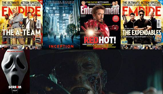 Movie Media: Inception, Iron Man 2, Scream 4, A-Team, Expendables, 'Elm ...
