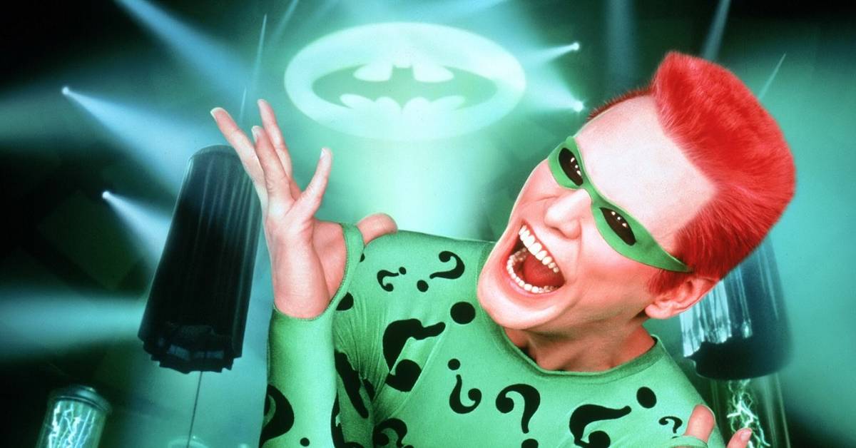 Jim Carrey Riddler Batman Voor Altijd