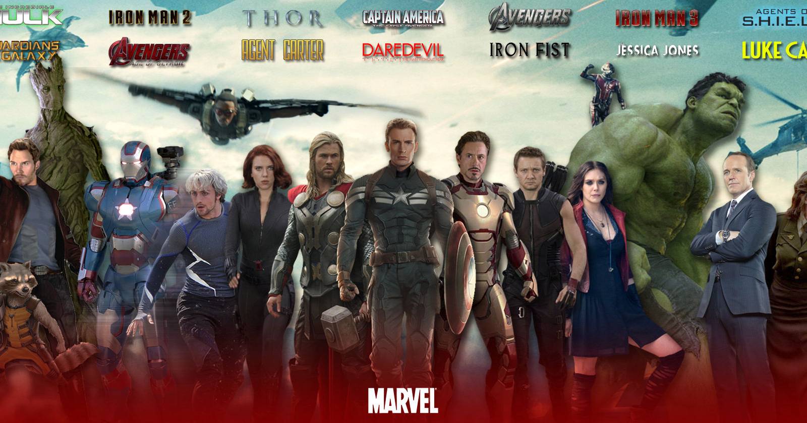 SR Geek Picks: Marvel Movie Universe Poster, The Three Stooges Are The ...