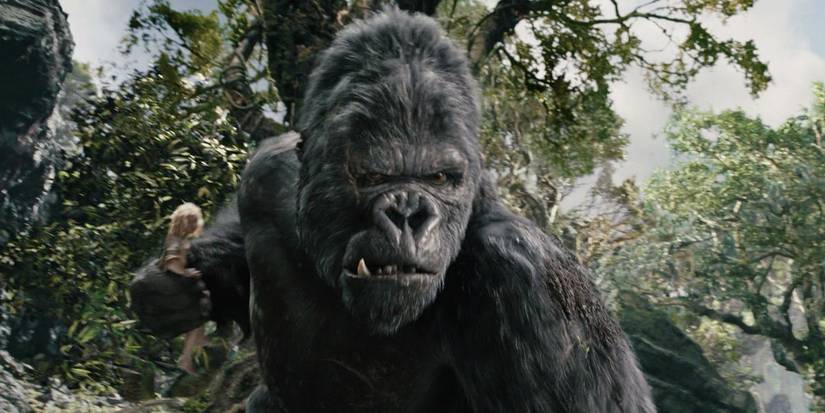 King Kong's Iconic Empire State Building Scene In Peter Jackson's Movie ...