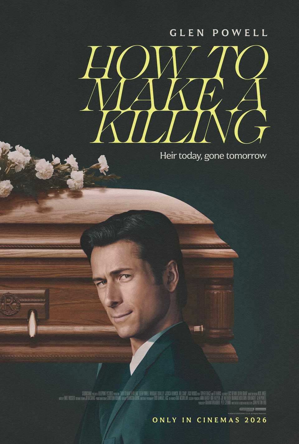 Glen Powell's A24 Thriller Retitled How To Make A Killing: Release Date Set