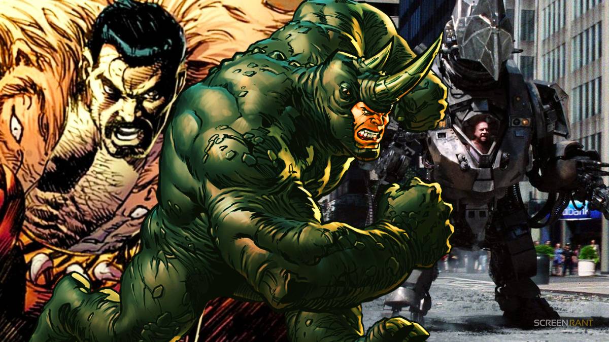What Rhino's Shell Look Like In Sony's Spider-Man Universe & How It's ...