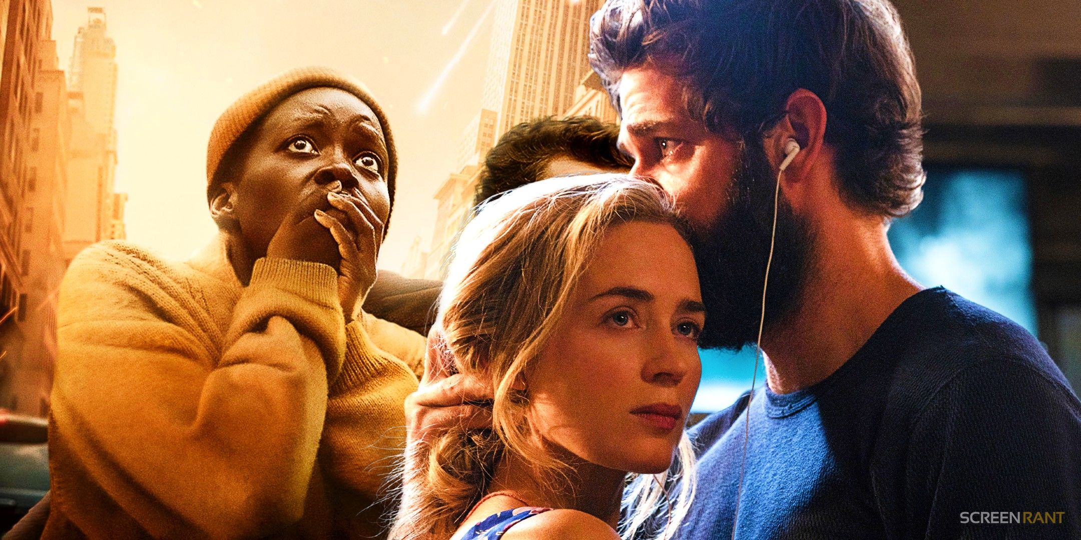 Emily Blunt And John Krasinski Friends Jennifer Aniston & Justin