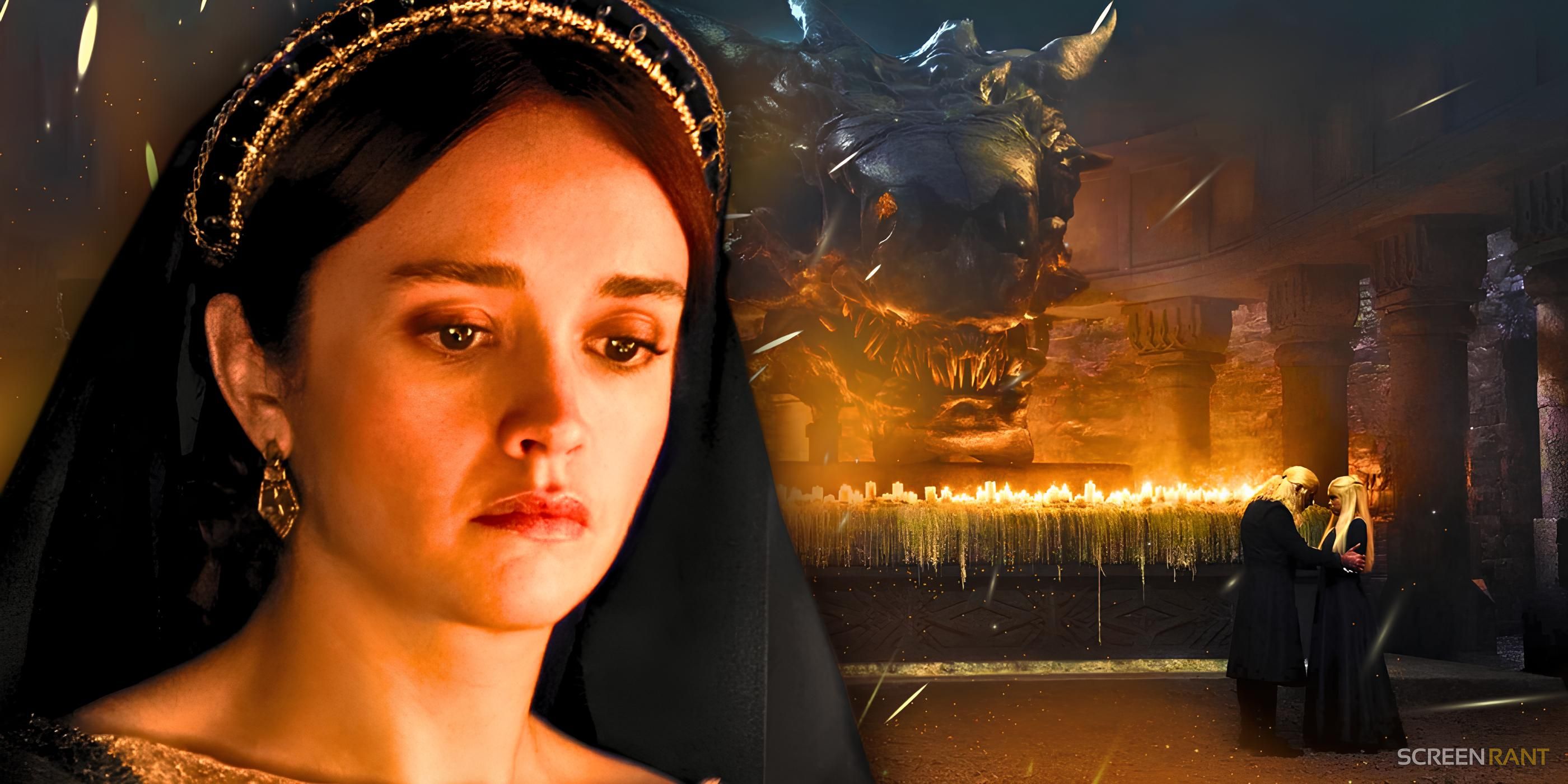 Alicent's Lake Scene In House Of The Dragon Season 2, Episode 7 Explained