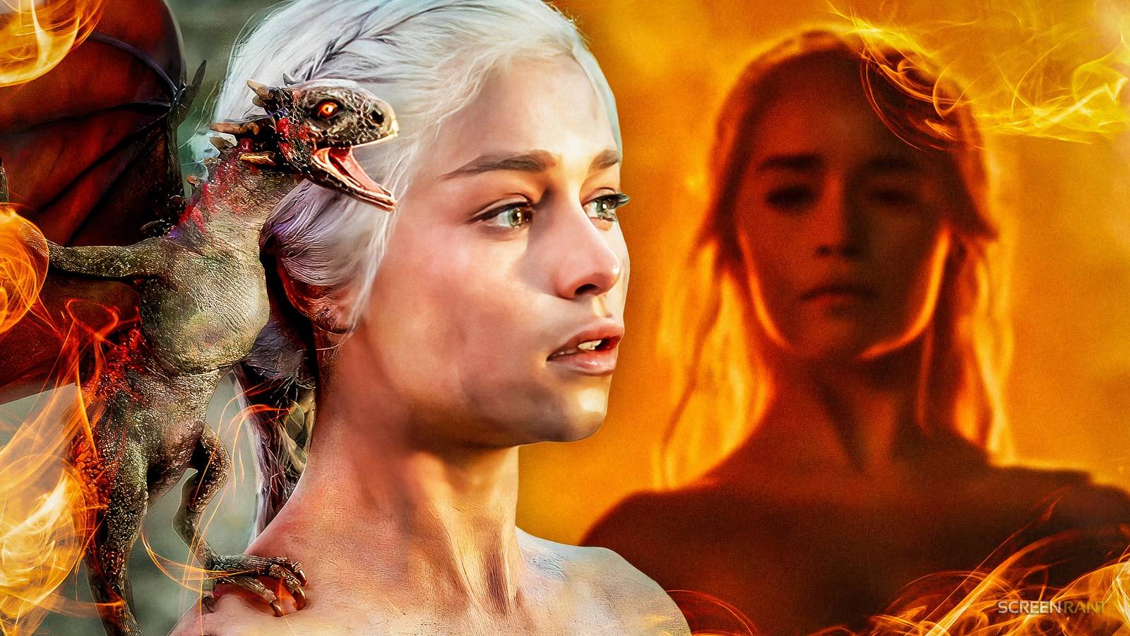 Why Daenerys Is Immune To Fire When Other Targaryens Aren't & How Game Of Thrones Changed The Books