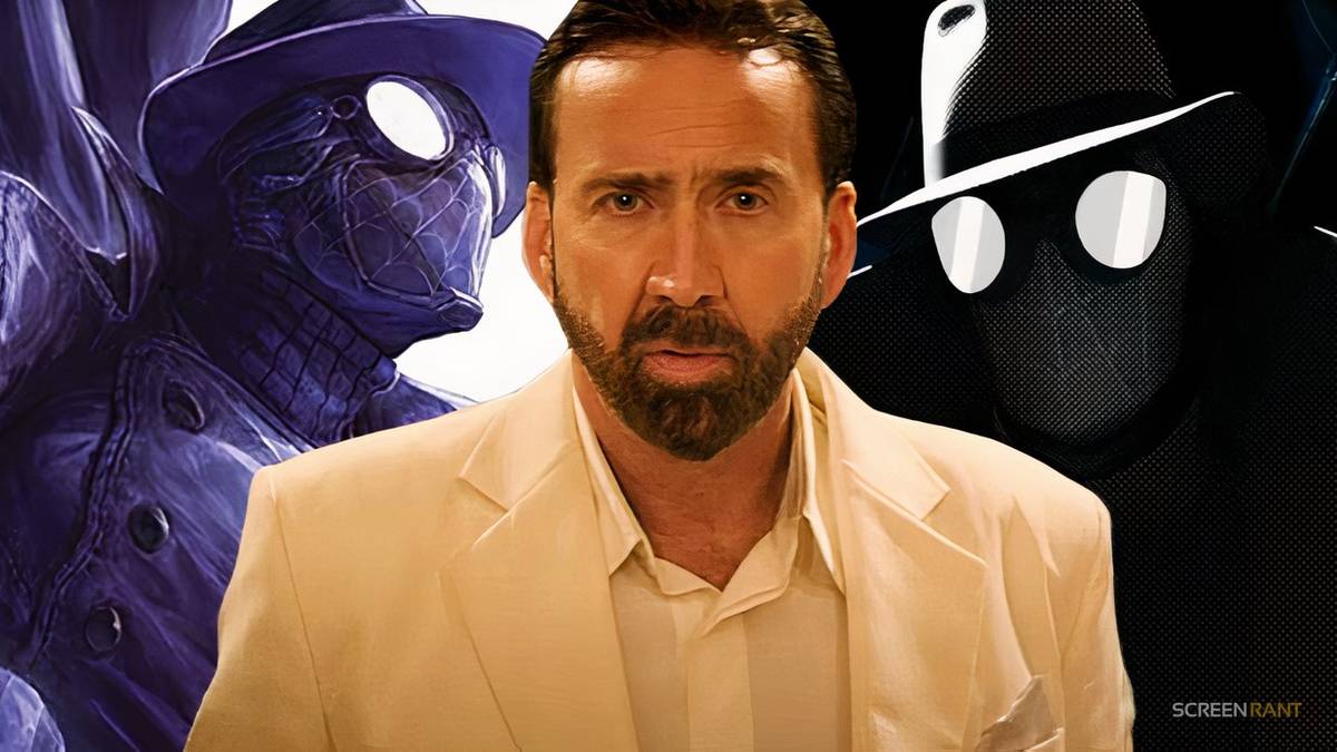 How Nicolas Cage's Spider-Man Noir Costume Is Different From The Comics ...